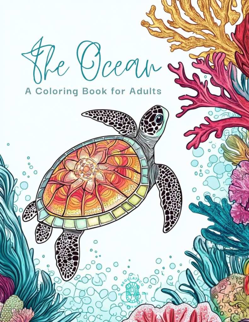 Ocean-Themed Adult Mindfulness Coloring Pages | RegulateCo